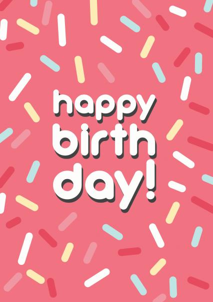 Birthday Sprinkles | thortful