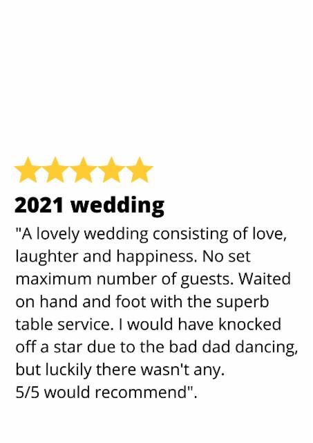 2021 wedding star rating card | thortful