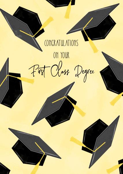 First Class Degree Card | thortful