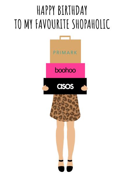 Shopaholic Birthday | thortful