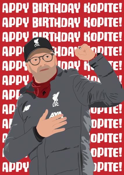 Jurgen Klopp, Appy Birthday Kopite | thortful