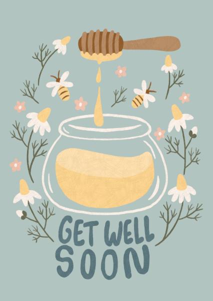 Get Well Soon Honey | thortful