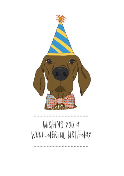 Wishing you a woof-derful Birthday, Pointer | thortful