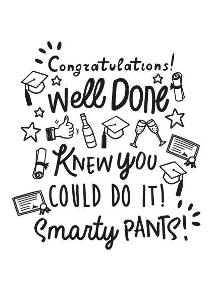 Congratulations Smarty Pants | thortful