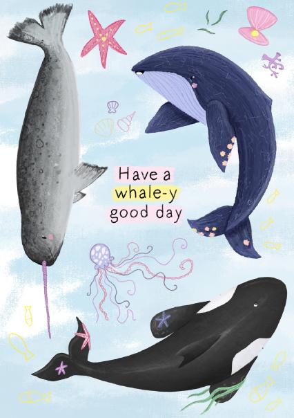 Whale Card | thortful