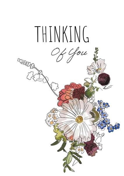 Thinking of You Pretty Flowers | thortful