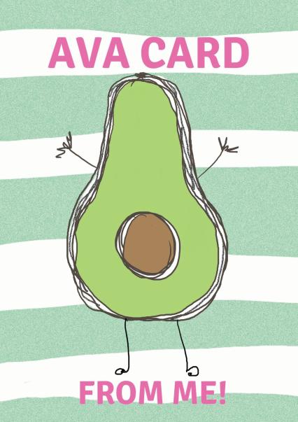Avocado card | thortful