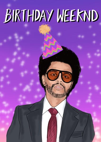THE WEEKND BIRTHDAY CARD | thortful