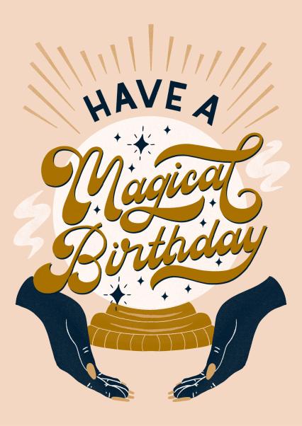 Crystal Ball Birthday Card | thortful