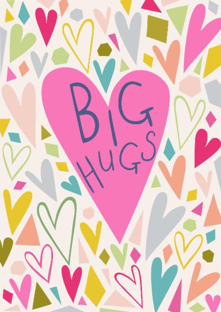 Big hugs card | thortful