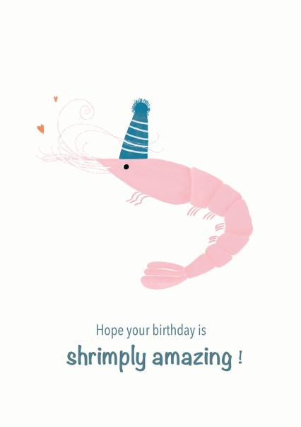 Shrimply the best birthday card | thortful
