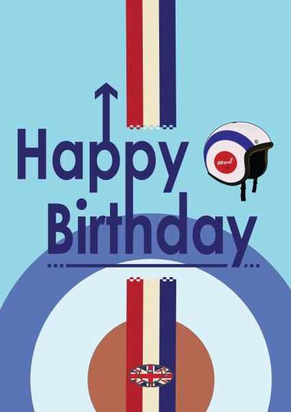 British Mod Birthday Celebrations | thortful