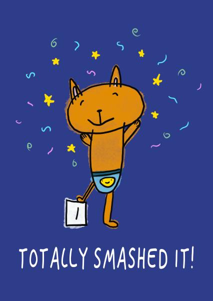 Smashed It Congratulations Card | thortful