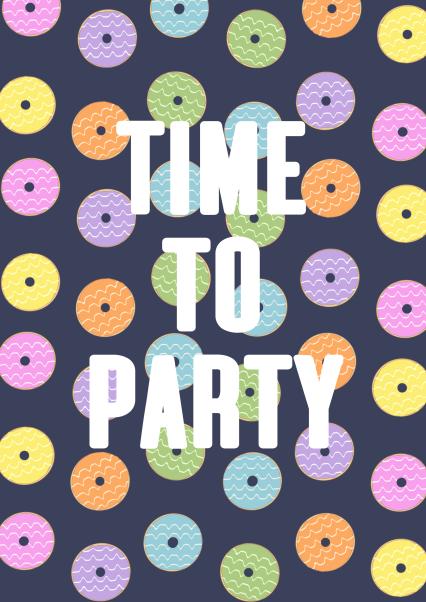 Time To Party Biscuit Card | thortful