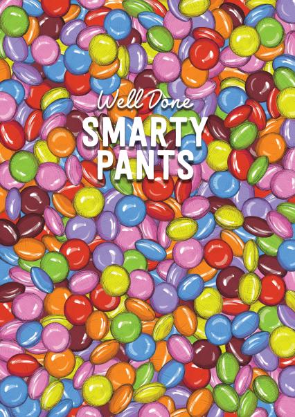 Well Done Smarty Pants Exam Congratulations Card | thortful