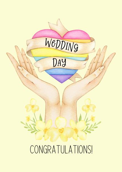 Wedding Day - LGBTQ wedding card | thortful