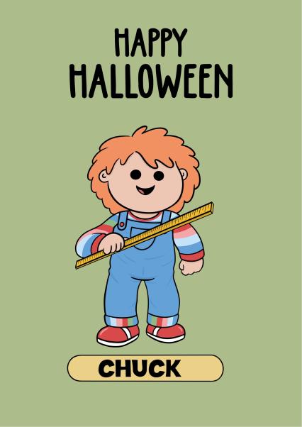 Cute Horror Character cards 1002 | thortful