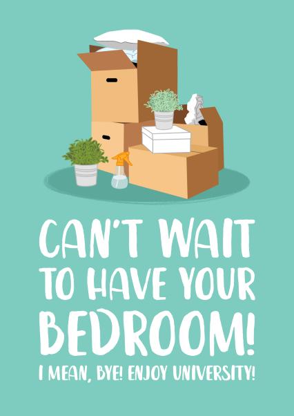 Funny Good Luck at University Card | thortful