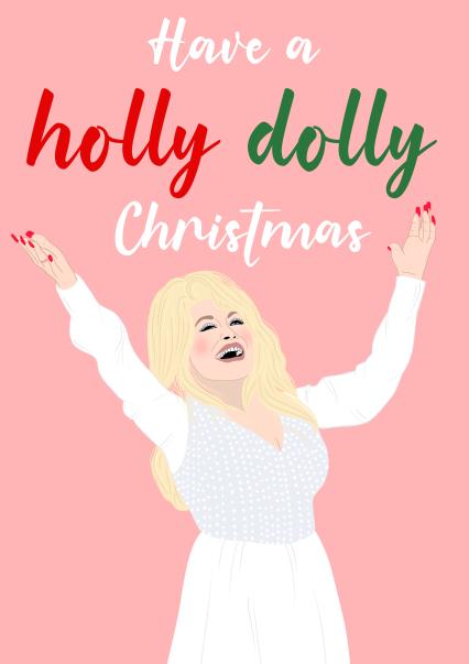 Dolly Parton Christmas card | thortful