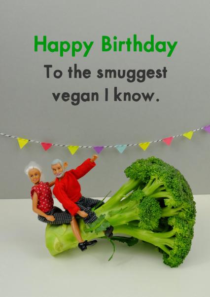 Vegan Birthday Card | thortful