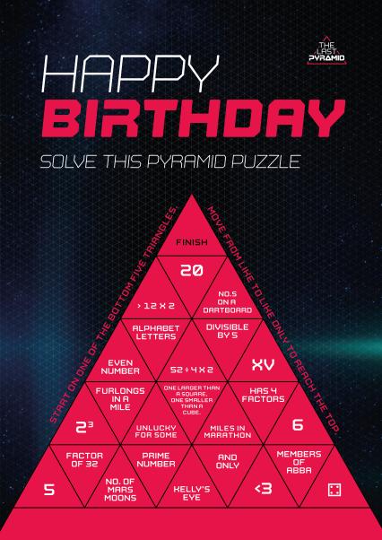 Happy Birthday Pyramid Puzzle | thortful