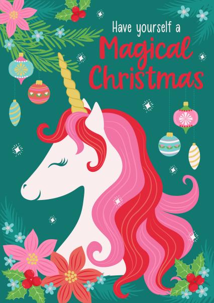 Magical Christmas Unicorn | thortful
