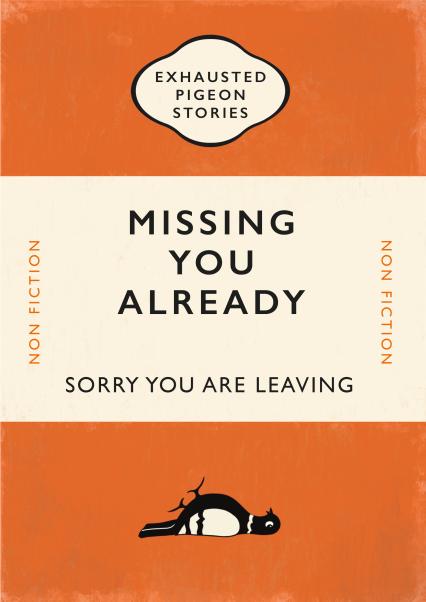 Missing you already leaving card | thortful