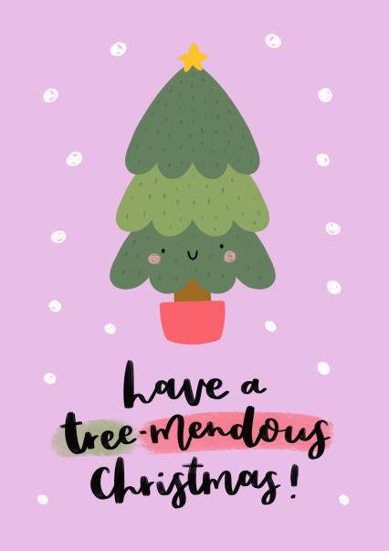 Have a Tree-mendous Christmas! | thortful