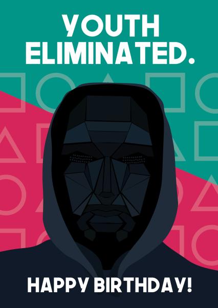 Squid Game Birthday Card 1001 | thortful