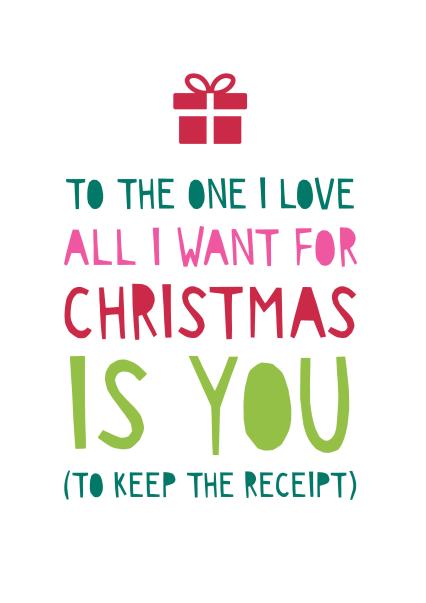 Funny Keep The Receipt Christmas Card | thortful