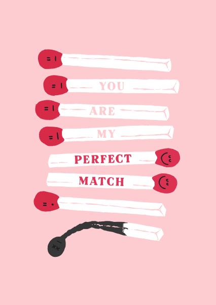 Perfect Match card | thortful