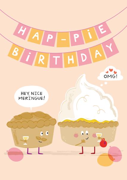 Cute bake-off inspired birthday card | thortful