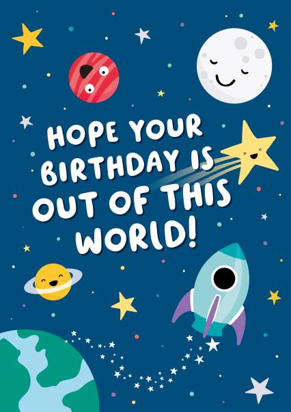 Out Of This World Birthday | thortful