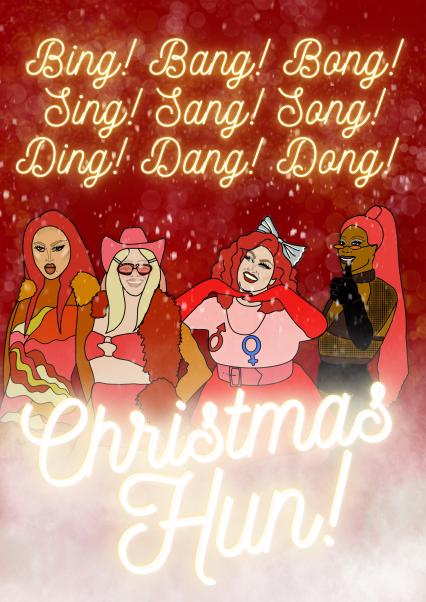 Christmas Hun Card | thortful