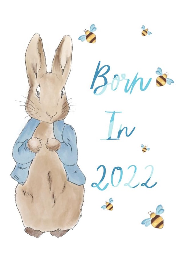 Peter Rabbit Born In 2022 | thortful