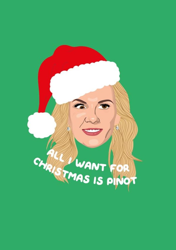Ramona Christmas Pinot - Real Housewives of New York Santa RHONY | thortful