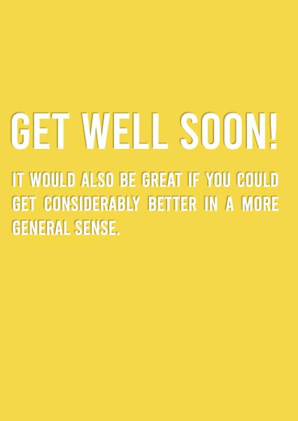 cheeky get well soon card | thortful