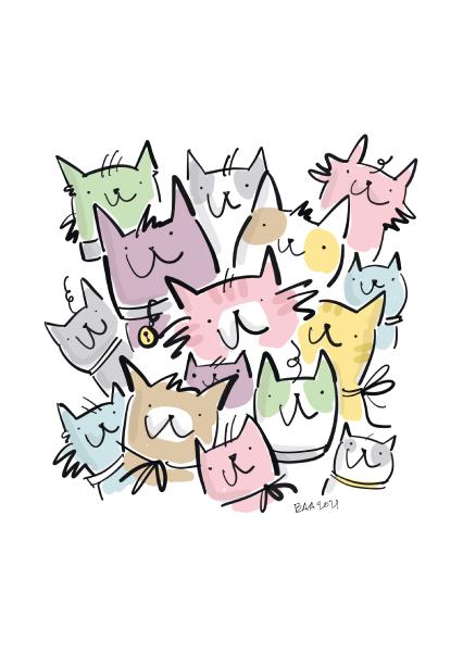 A Clowder of Cats! | thortful