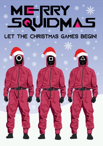 Merry Squidmas - Squid Game Christmas Card | thortful