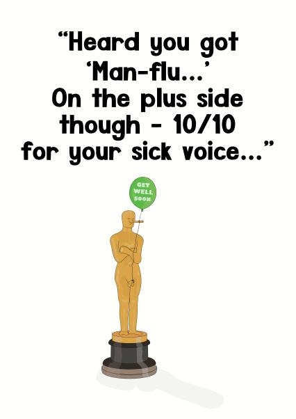 And the award for best sick voice goes to... | thortful