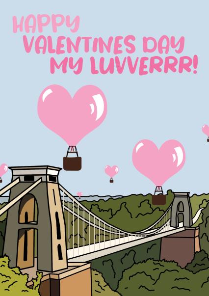 My Luvver Bristol Valentines Card | thortful