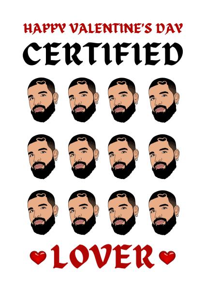 Drake Valentine’s Day card. | thortful