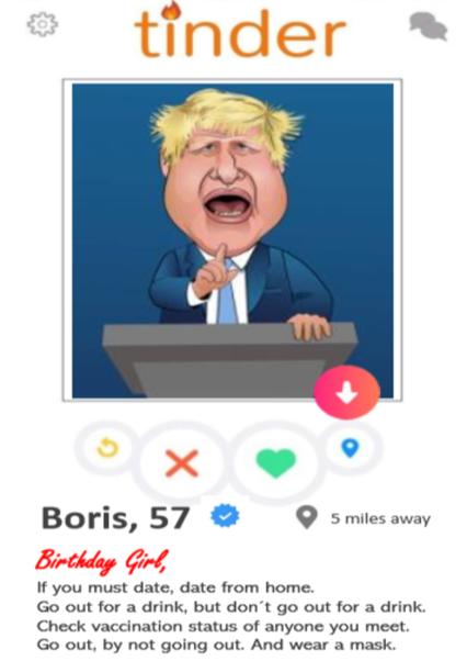 Tinder Dating Birthday Card 1000 | thortful