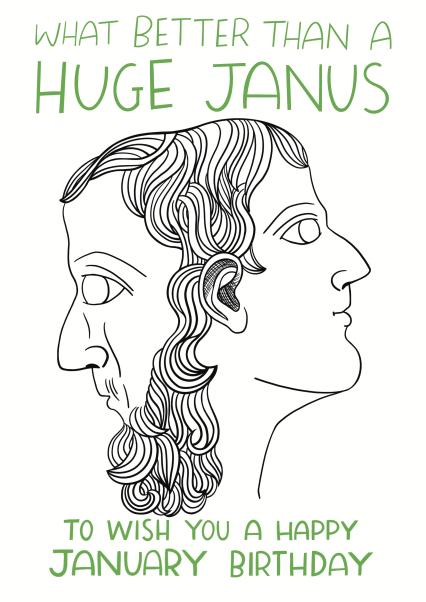 Huge Janus January Birthday | thortful