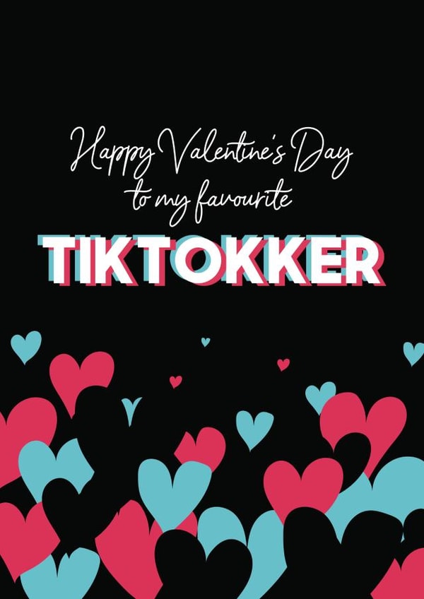 TikTok Valentine's Day card | thortful