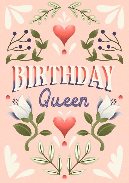 Birthday Queen Card | thortful