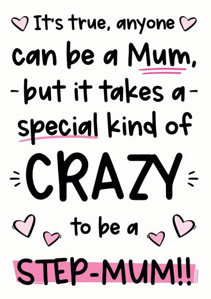 Best Step Mum Mother's Day Card 1001 | thortful