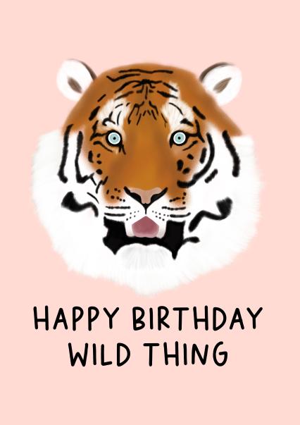 Wild thing birthday card | thortful