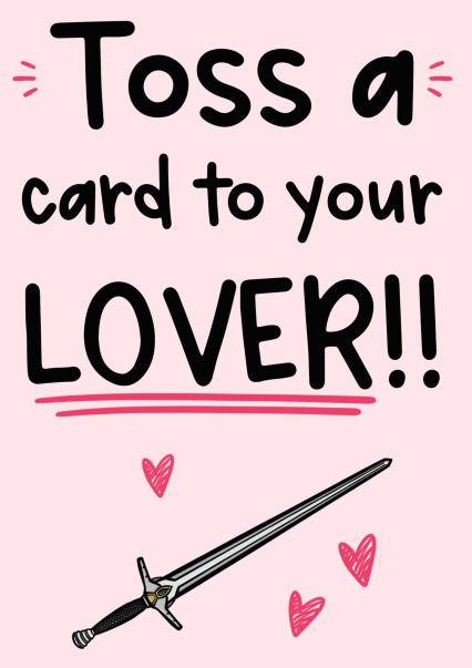 Witcher valentines card - toss a card to your lover!! | thortful