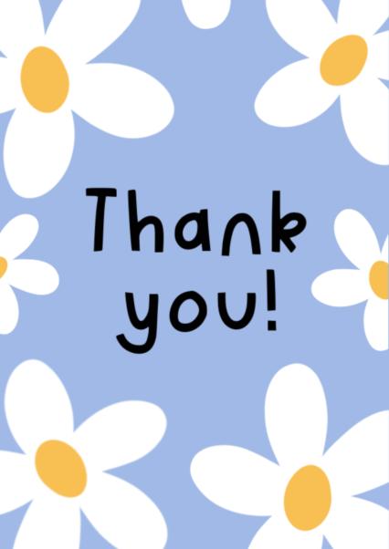 Daisies Thank You Card | thortful
